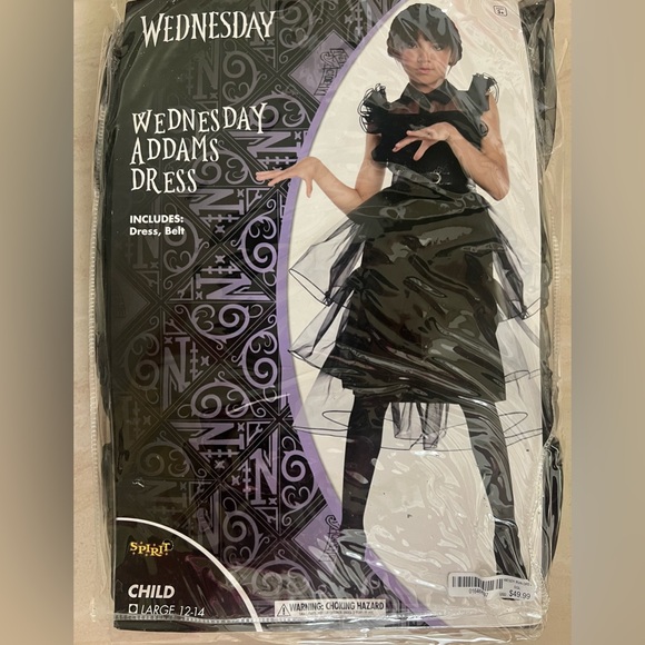 Spirit | Costumes | Kids Wednesday Adams Dance Costume Large | Poshmark